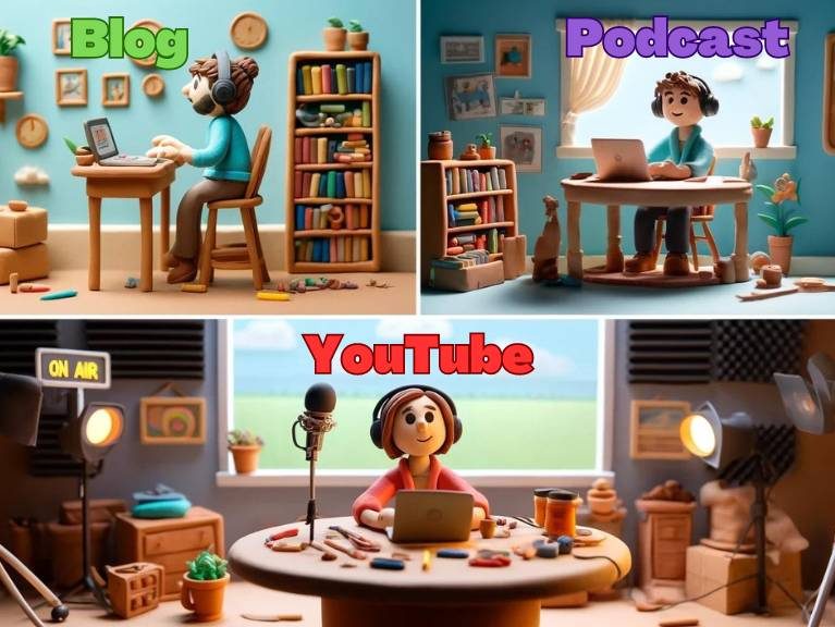 Blog vs Podcast vs YouTube: Choosing the Right Platform for Your Content